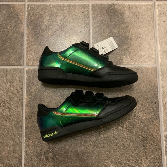 adidas | Shoes | Adidas Continental 8 Green Black Gold Ee8738 | Poshmark